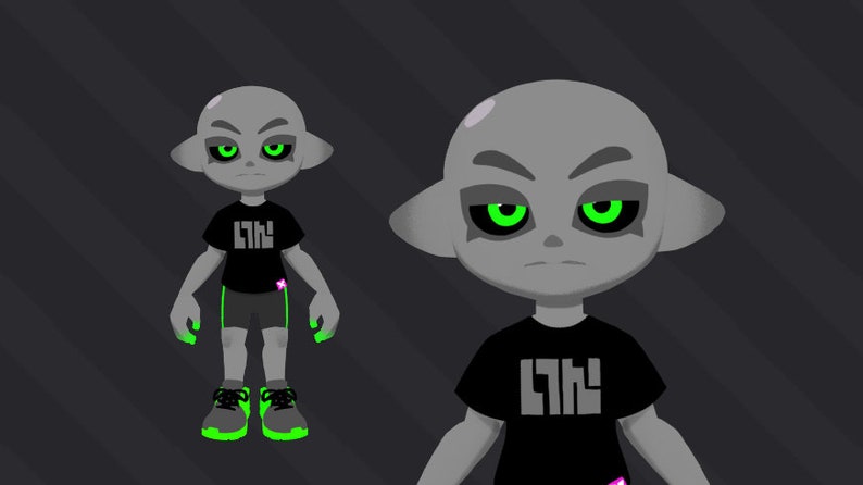 Customizable Splatling Vtuber Model - Etsy