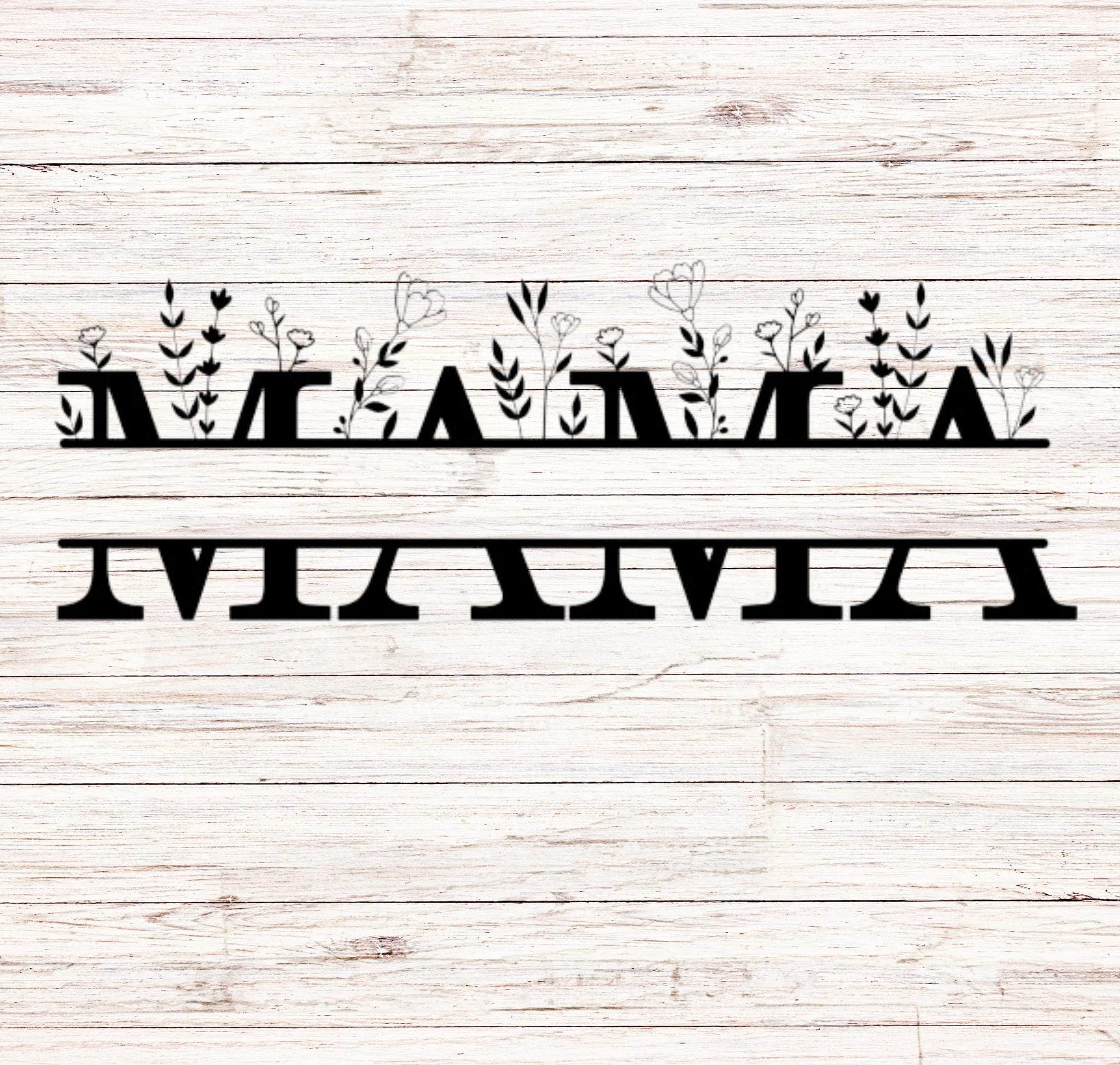 Split Monogram Svg, Split Letter Svg. Alphabet Svg Files for Cricut ...