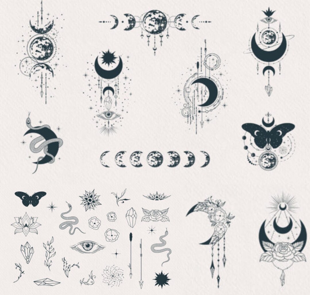 Boho Celestial SVG Bundle, 200 Celestial SVG, Celestial File for Cricut ...