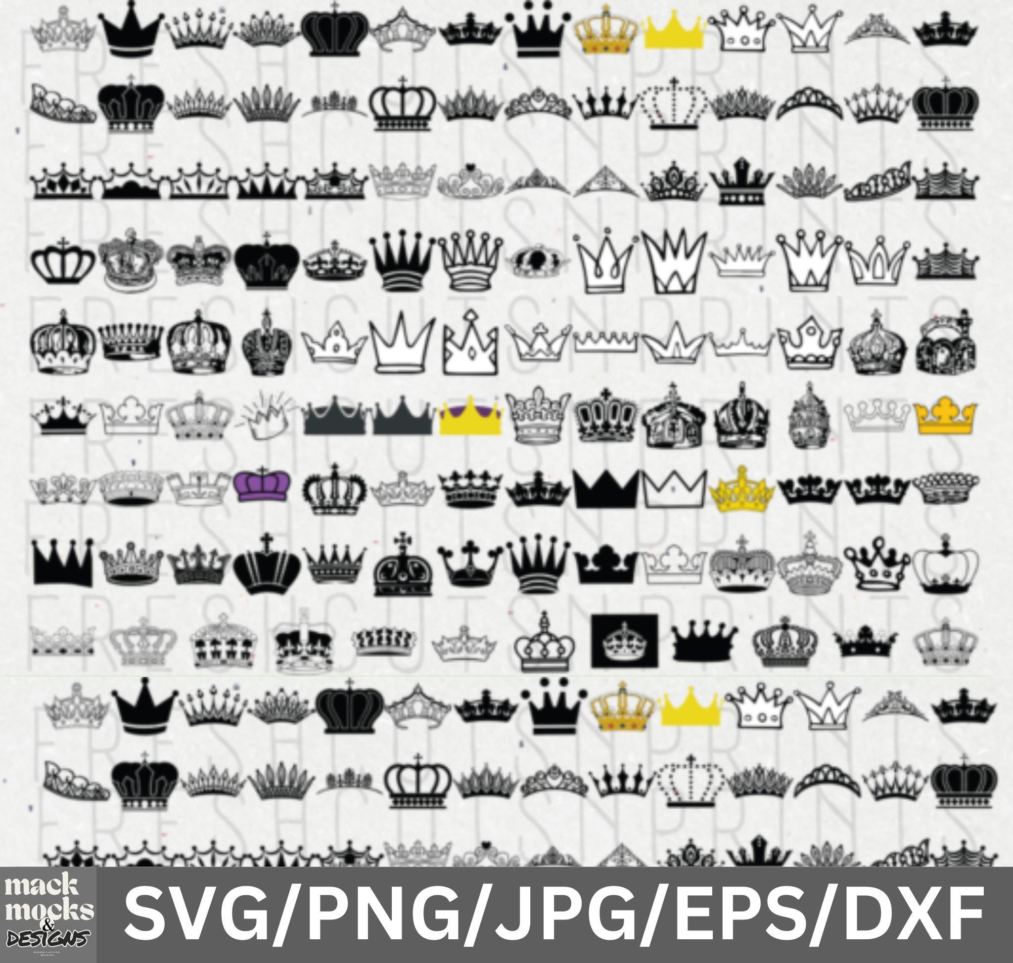 Royal Crown SVG File, King Crown SVG, Queen Crown SVG, Princess Tiara ...