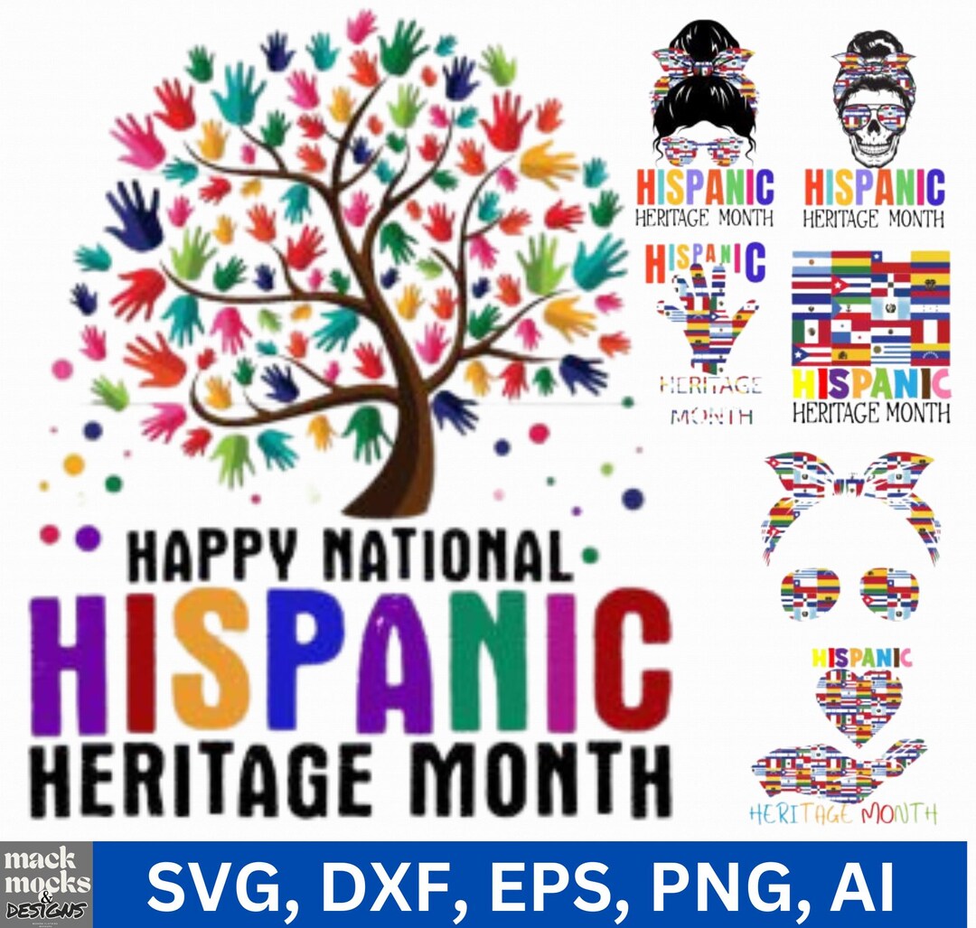 Hispanic Heritage Month Flag Flowers, Mes De La Herencia Hispana, Door ...