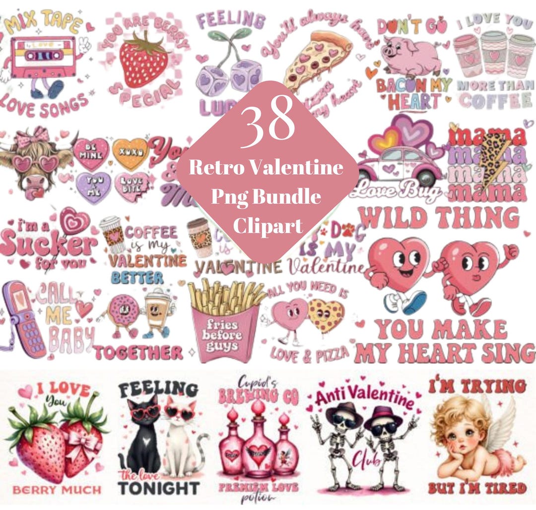 Valentines Day Svg Png Mega Bundle Valentine's Day Quotes Glitter ...