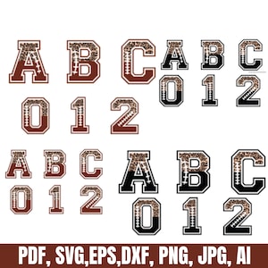 American Football Font PNG SVG Football Letters Alphabet PNG Football ...