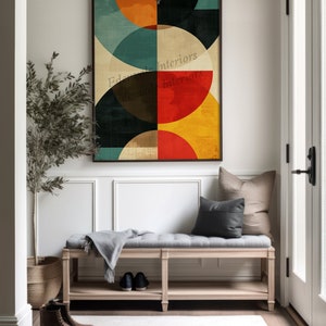Framed | MID CENTURY MODERN Wall Art Contemporary Timeless Elegance ...