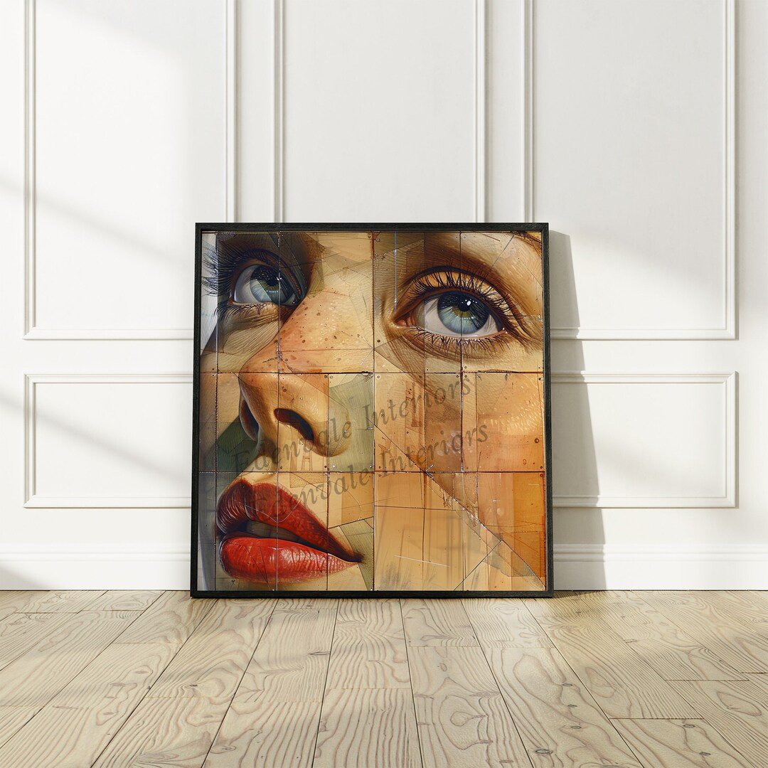 Framed | MODERN ART Wall Art Poster "modern Beauty" Trendy Style Home ...