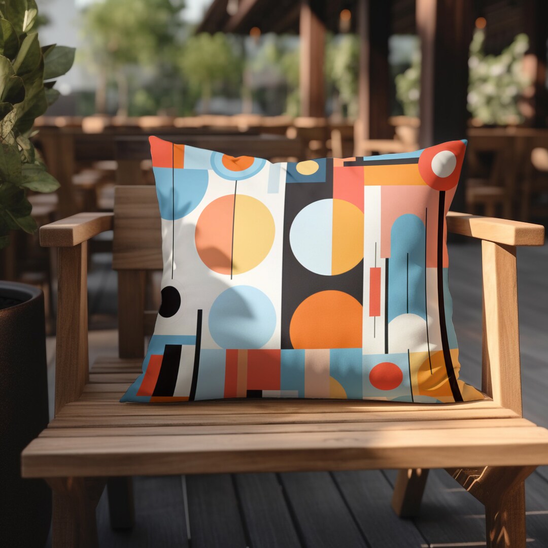 MID CENTURY MODERN || Outdoor Pillow Home Decor, Living Room Decor ...