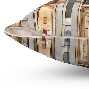 Frank Lloyd Wright Indoor Pillow || Iconic Architectural Elegance Retro ...