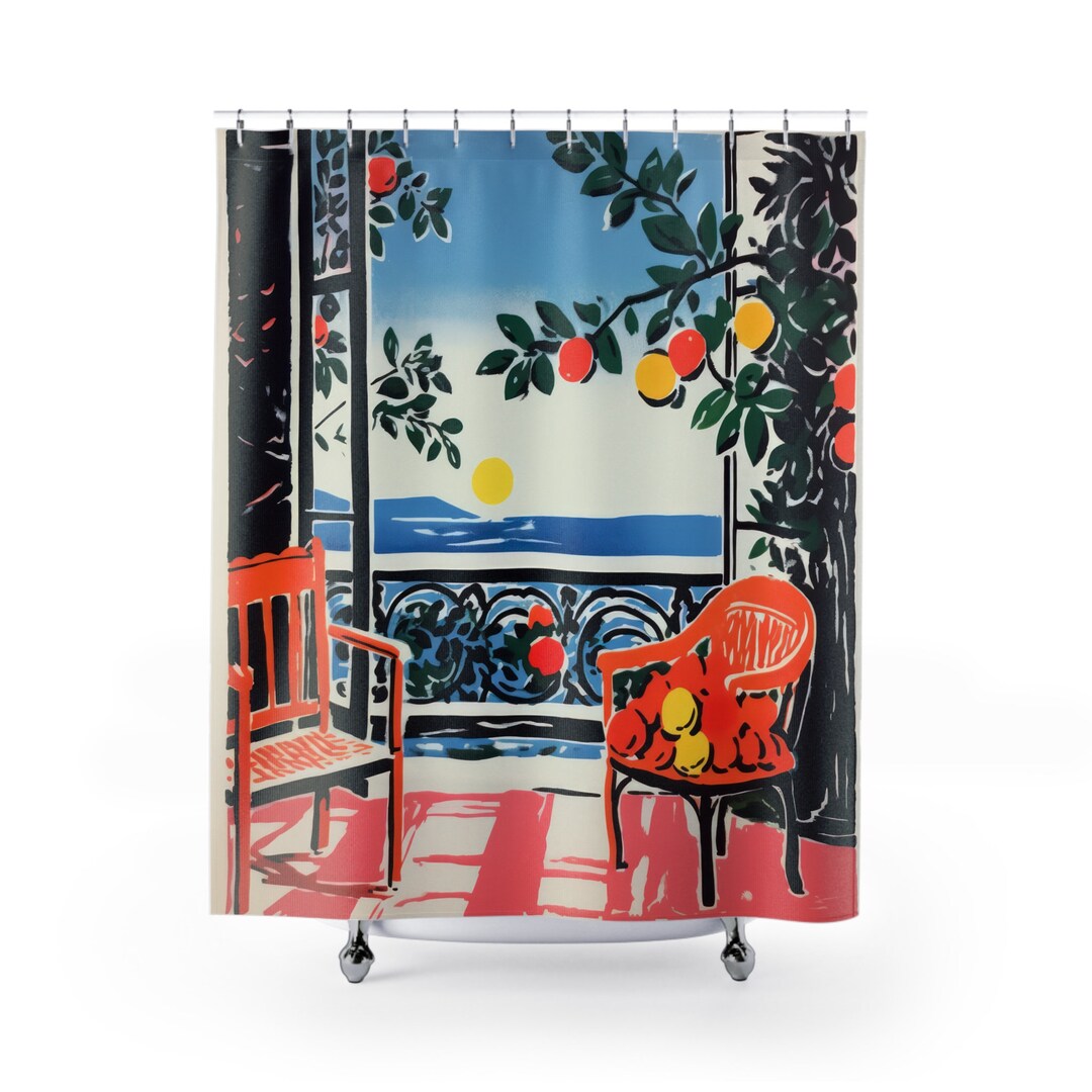MATISSE MODERN ART Inspired Shower Curtain, Bespoke Bathroom Decor ...