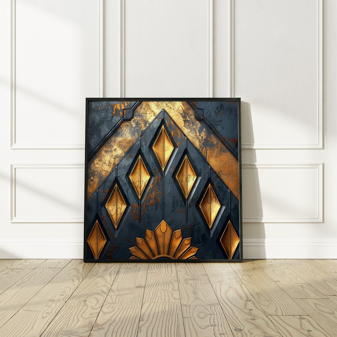 ART DECO || Framed Wall Art Iconic Glamour Timeless Elegance Poster ...