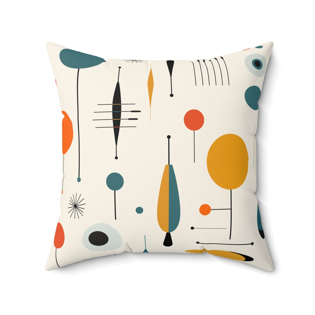 MID CENTURY MODERN Indoor Pillow || Home Decor, Living Room Decor ...