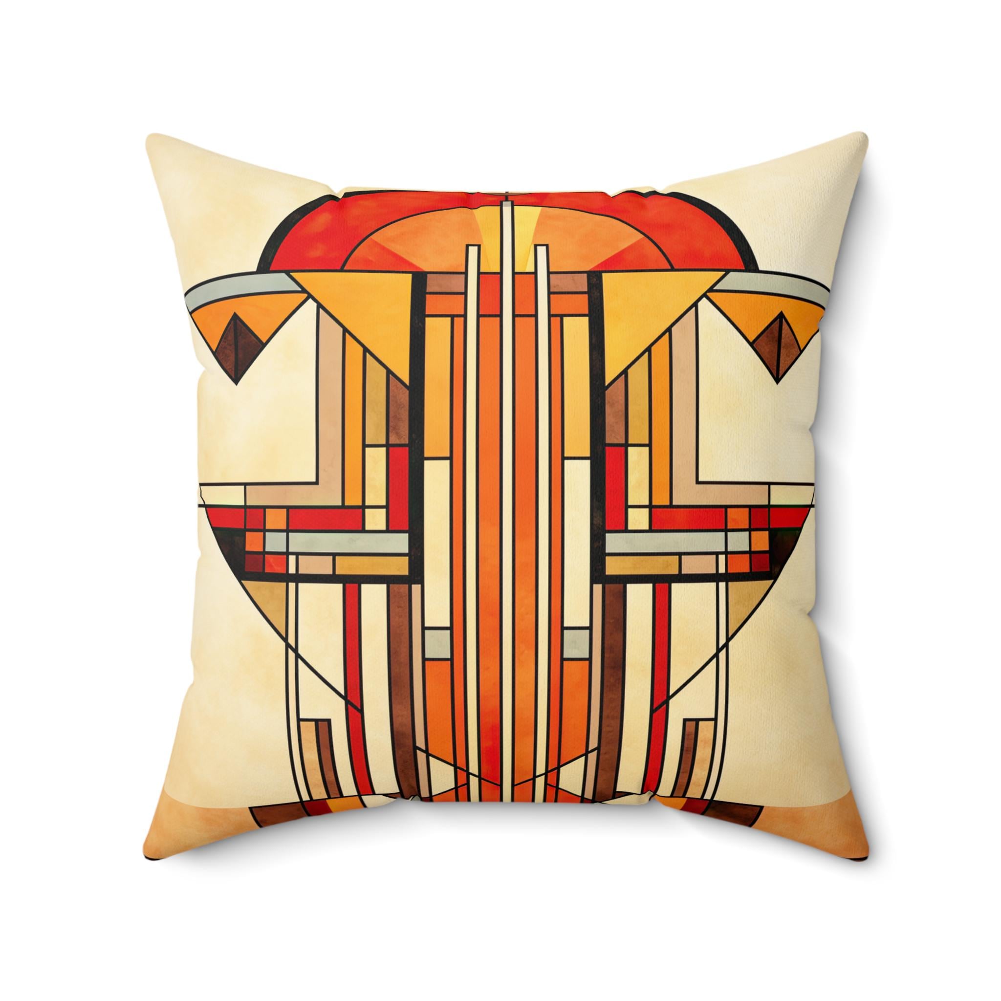 FRANK LLOYD WRIGHT Indoor Pillow Iconic Architectural Elegance Retro ...