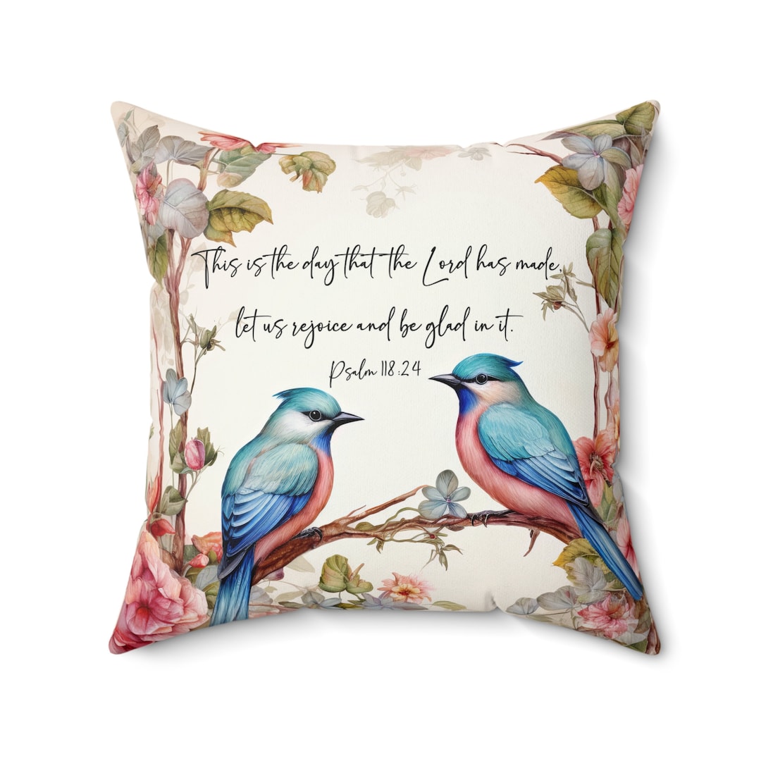 PSALM BIBLE VERSE | Indoor Pillow, Home Decor Interior Design, Accent ...