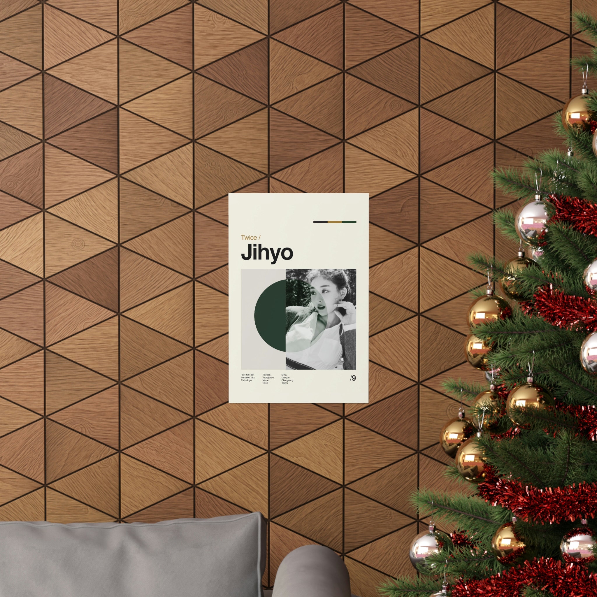 TWICE JIHYO Premium Matte Vertical Posters Home Decor Midcentury Modern ...