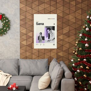TWICE SANA Poster - Midcentury Modern Aesthetic Gift - Etsy