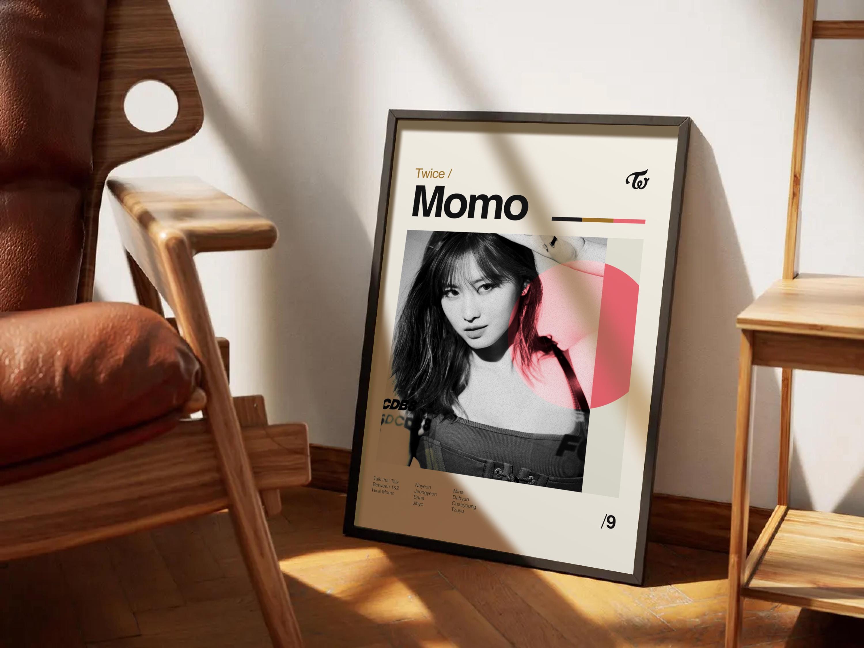 TWICE MOMO Poster - Midcentury Modern Aesthetic Gift - Etsy