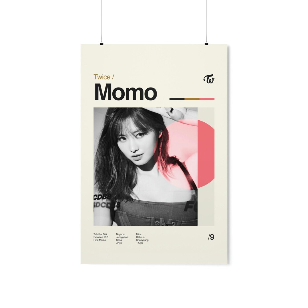 TWICE MOMO Premium Matte Vertical Posters Home Decor Midcentury Modern ...