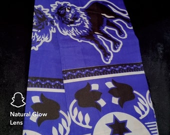 Red Leopard Ibhayi. Idlozi Fabric. African Spirituality Fabric. Ibhayi ...