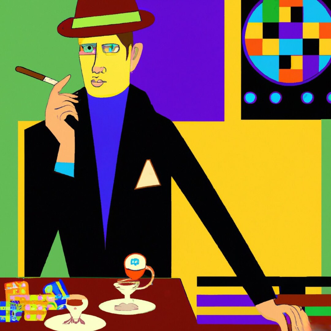 Colorful Modern Man Print Instant Download Modern Wall Art Creative ...