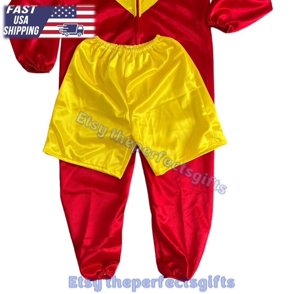 Chapulin Colorado Costume Adult Size - Disfraz Chapulin Colorado ...