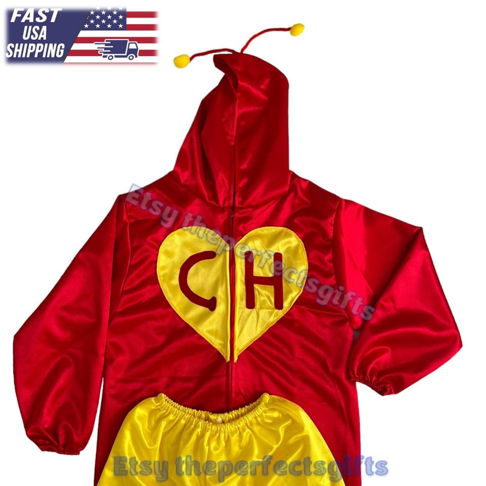 Chapulin Colorado Costume Adult Size - Disfraz Chapulin Colorado ...