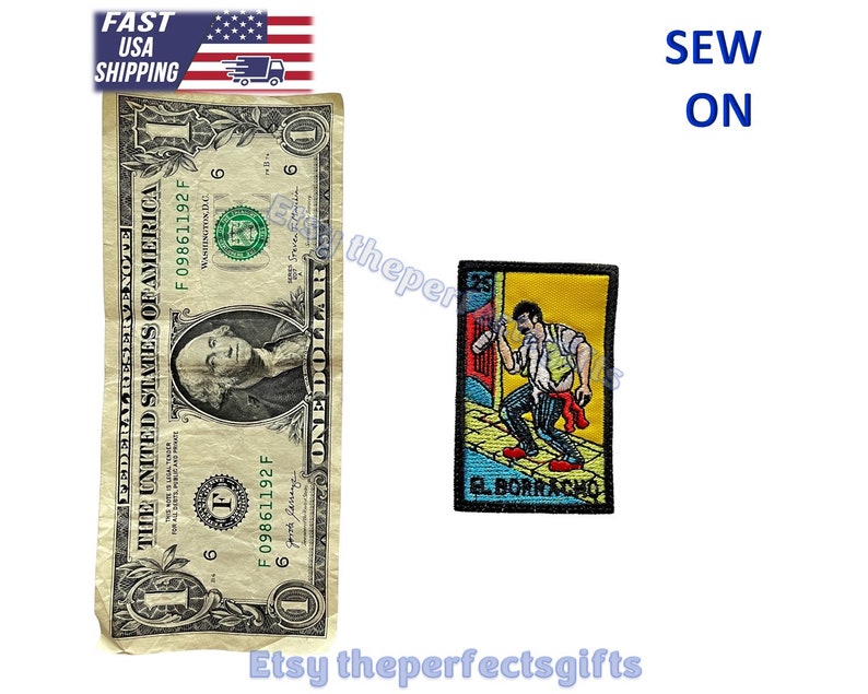 El Borracho Loteria Embroidered Patch Sew on Loteria Mexican Game Sew ...