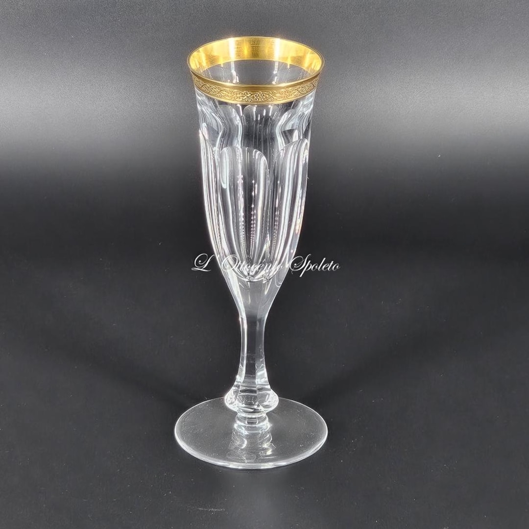 Set of 6 Moser Lady Hamilton Flutes - Etsy