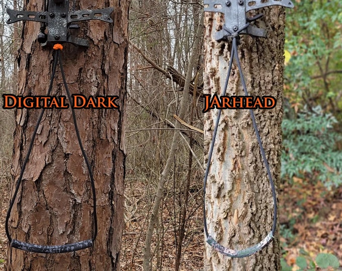 Climbing Stick Aiders With Camo Steps - Saddle Hunting - Etsy