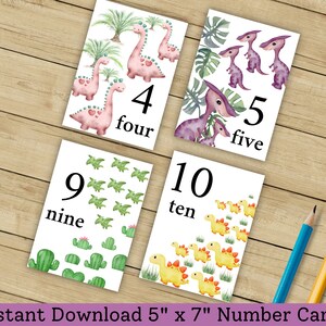 Number Flash Cards Printable, Toddler Flash Card, Learn How to Count ...