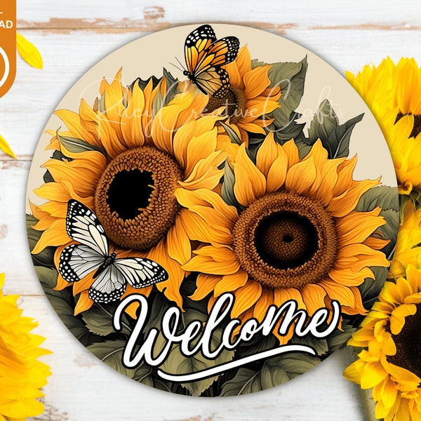 Sunflower Fall Wreath - Etsy