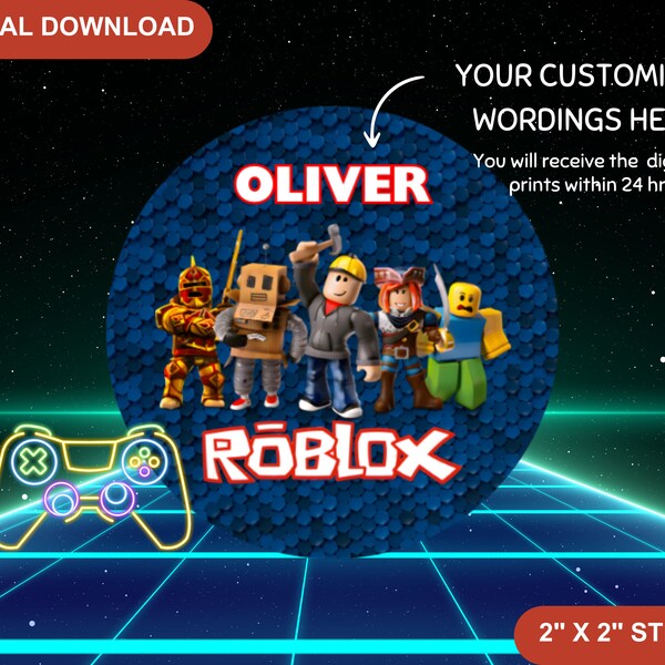 Roblox Diy Stickers - Etsy