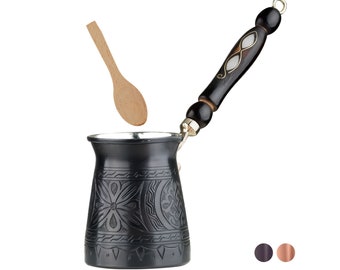 Copper Copper Turkish Greek Arabic Albanian Coffee Pot, Stovetop Copper ...