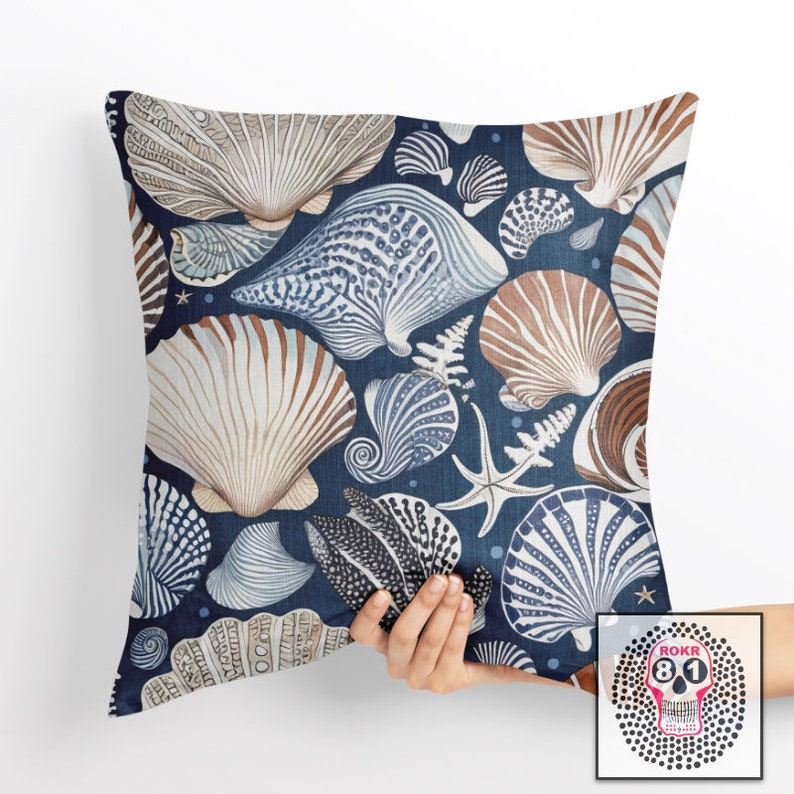 Seamless Sea Shell Pattern | Ocean Shells Design | Digital Paper ...