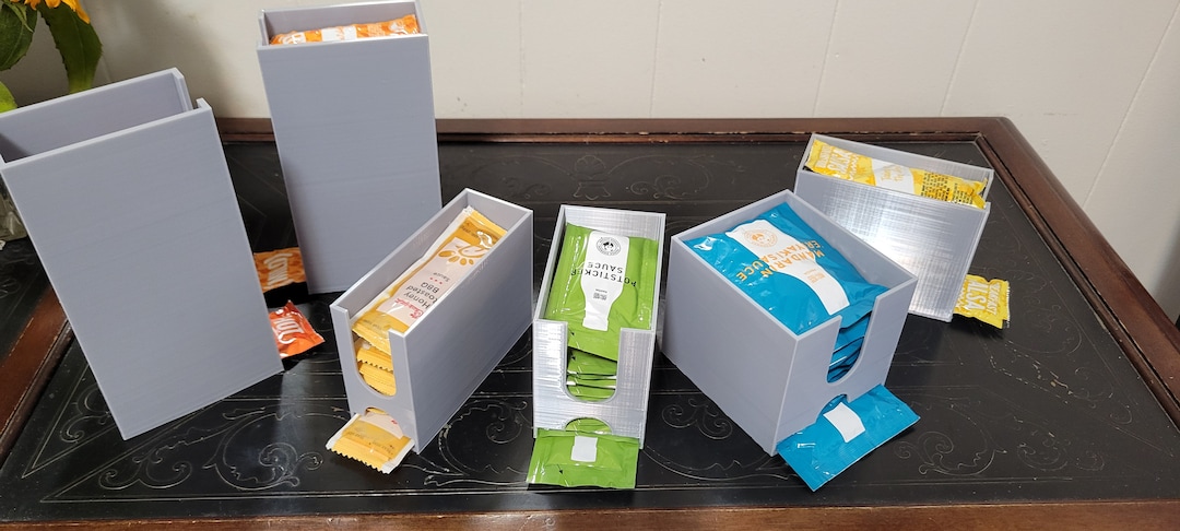 Packet Sachets (2 to 4) - Storage Holder and Dispenser - 3D Printed ...