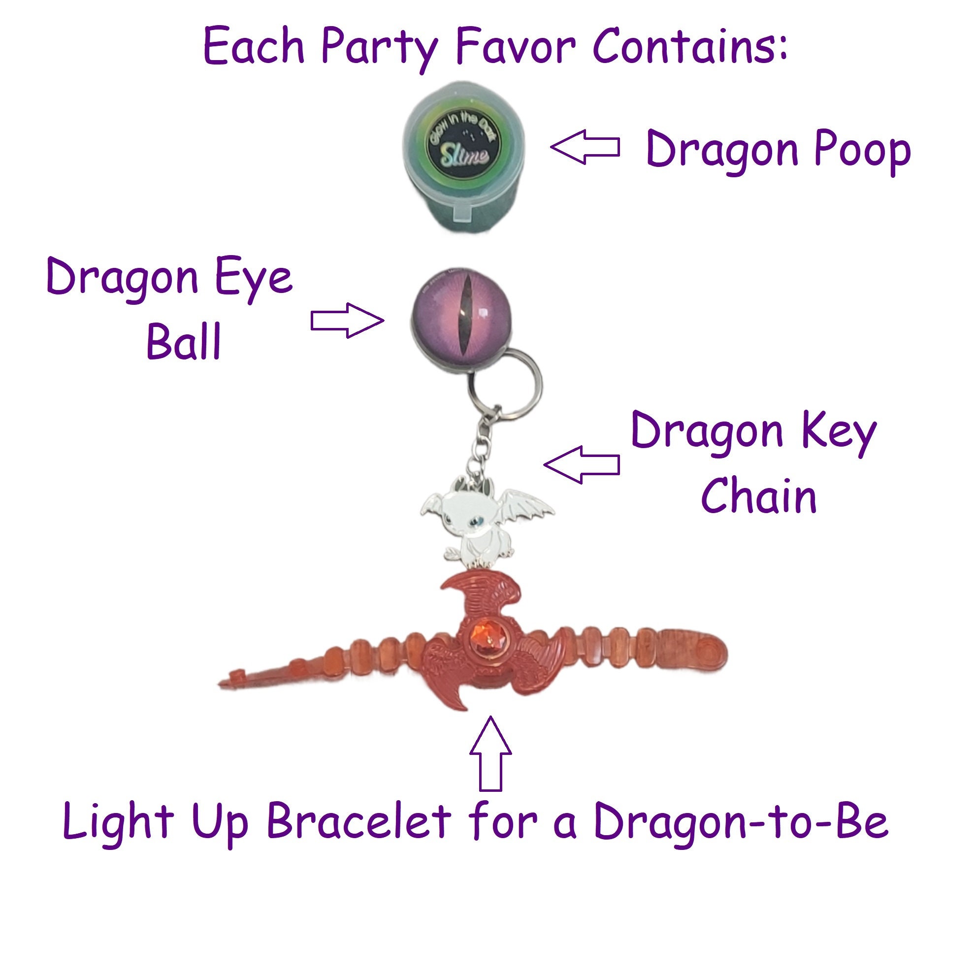 Personalized Kids Birthday Favors Dragon Theme Kids Party Handouts Kids ...