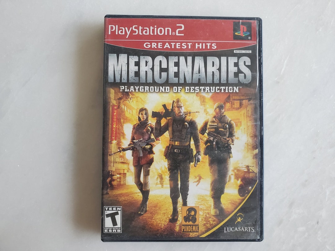 Playstation 2 PS2 Mercenaries Playground of Destruction - Etsy