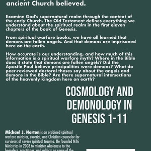Cosmology and Demonology in Genesis 1-11 - the Serpent, Divine Council ...