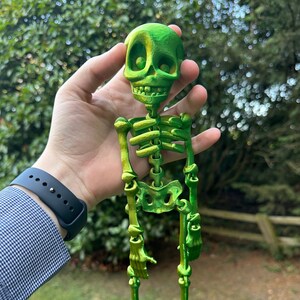 24CM Articulated Flexi Skeleton 3d Printed Stress Toy Flexible ...