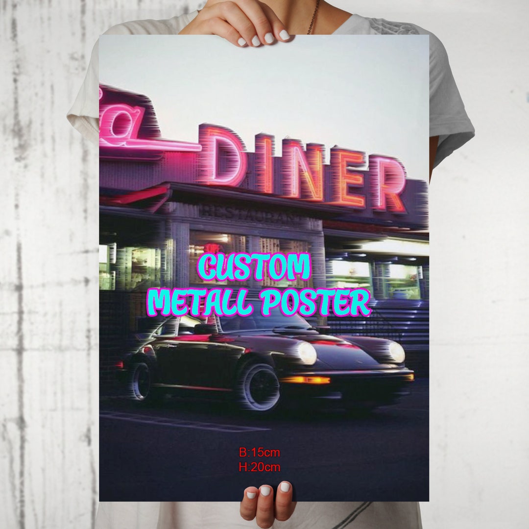 Metal Poster / Displate Personalized Custom Poster 15x20cm - Etsy
