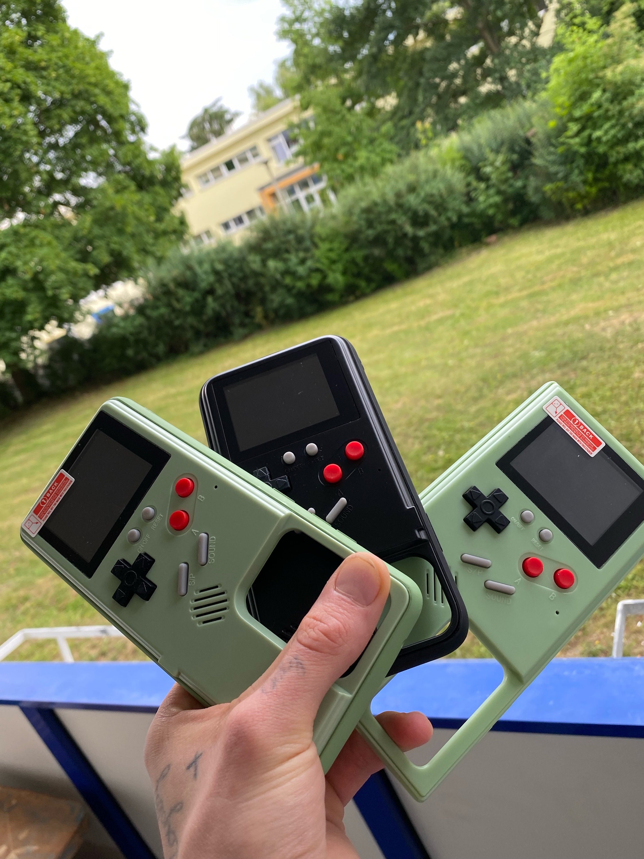 Retro Gameboy Mobile Phone Case for iPhone / Samsung 36 Classic Games ...