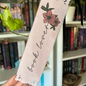 Handmade book Lover Bookmark, Premium Laminated Bookmark, Bookmark for ...