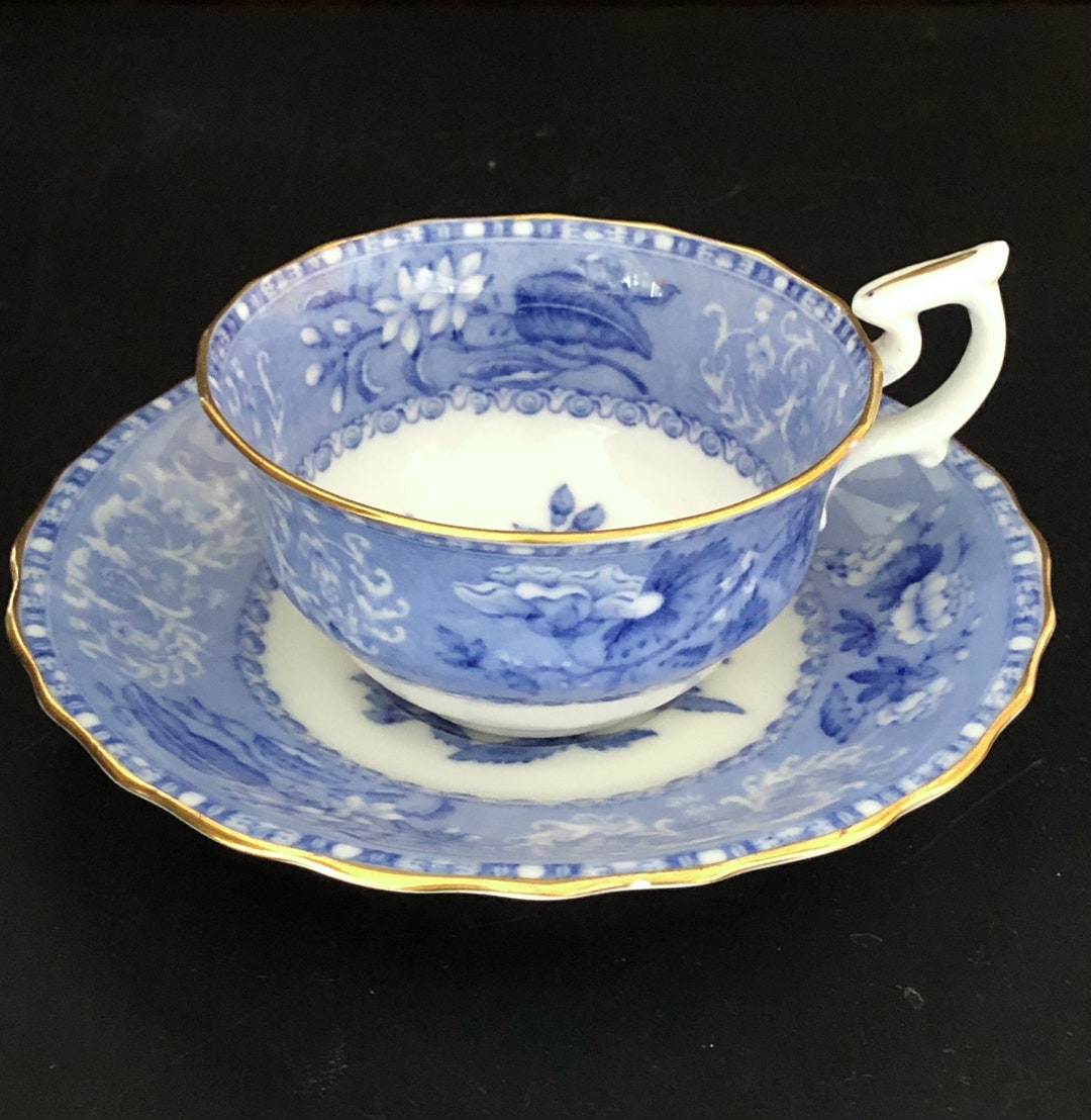 Spode Camilla Blue Tea Cup and Saucer - Etsy