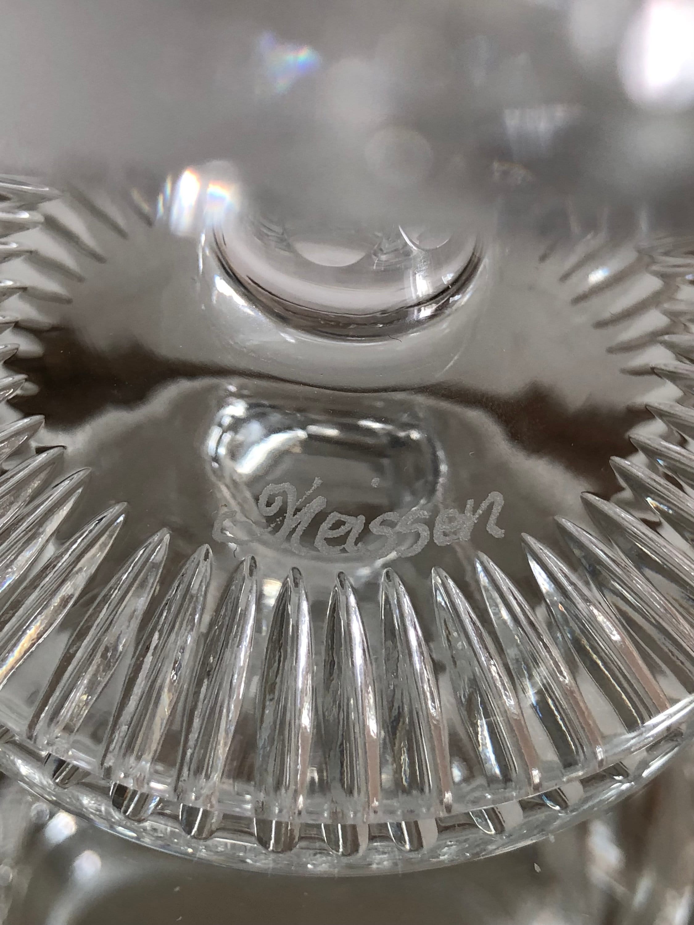 Meissen Crystal Cognac or Brandy Glass - Etsy