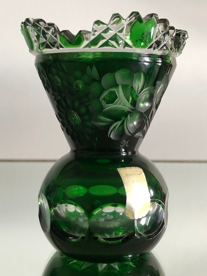 Meissen Crystal Vase - Etsy