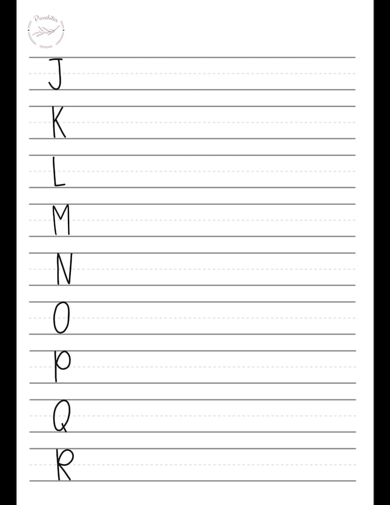 Printable: A-Z Alphabet Practice Pages, Upper and Lower Case - Etsy