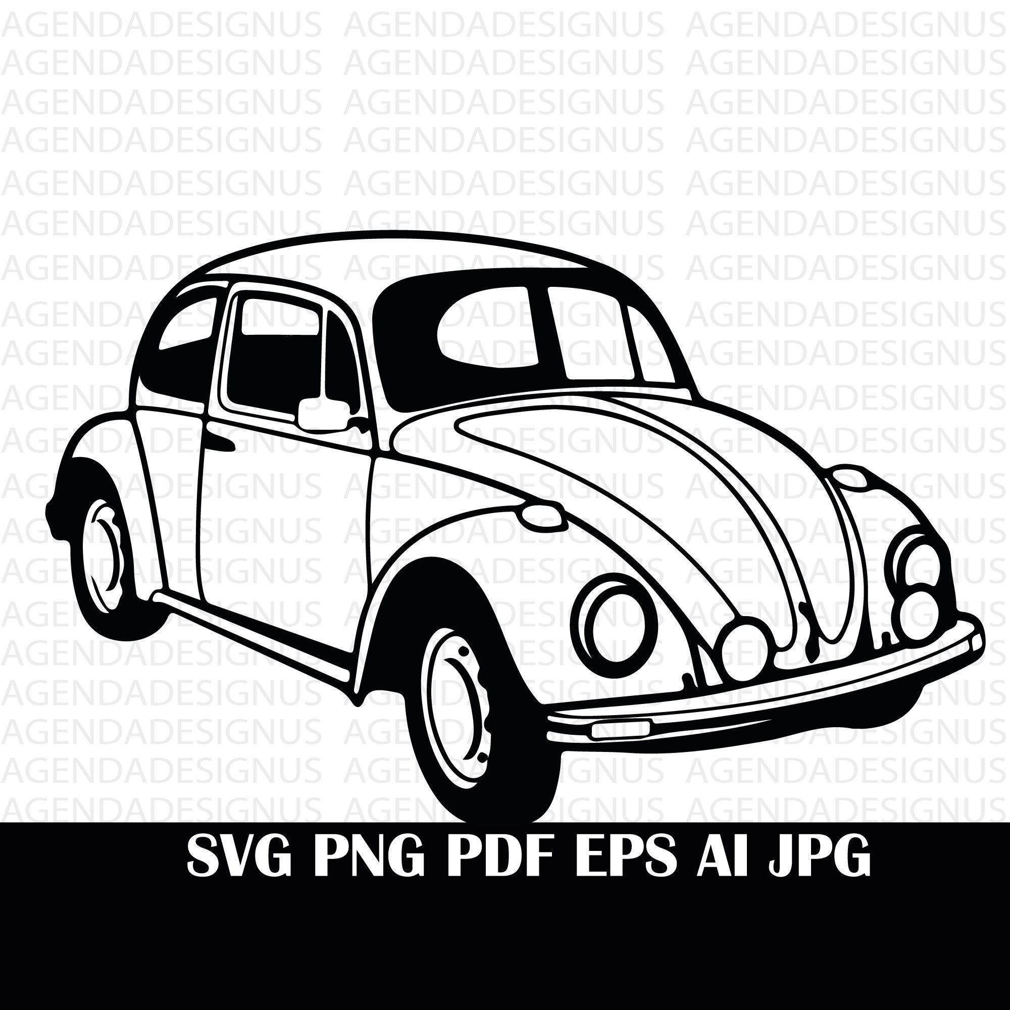 Volkswagen Beetle Coloring Pages