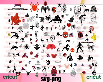 SPIDERMAN SVG Bundle Spider-man Svg Cut Files for Cricut - Etsy