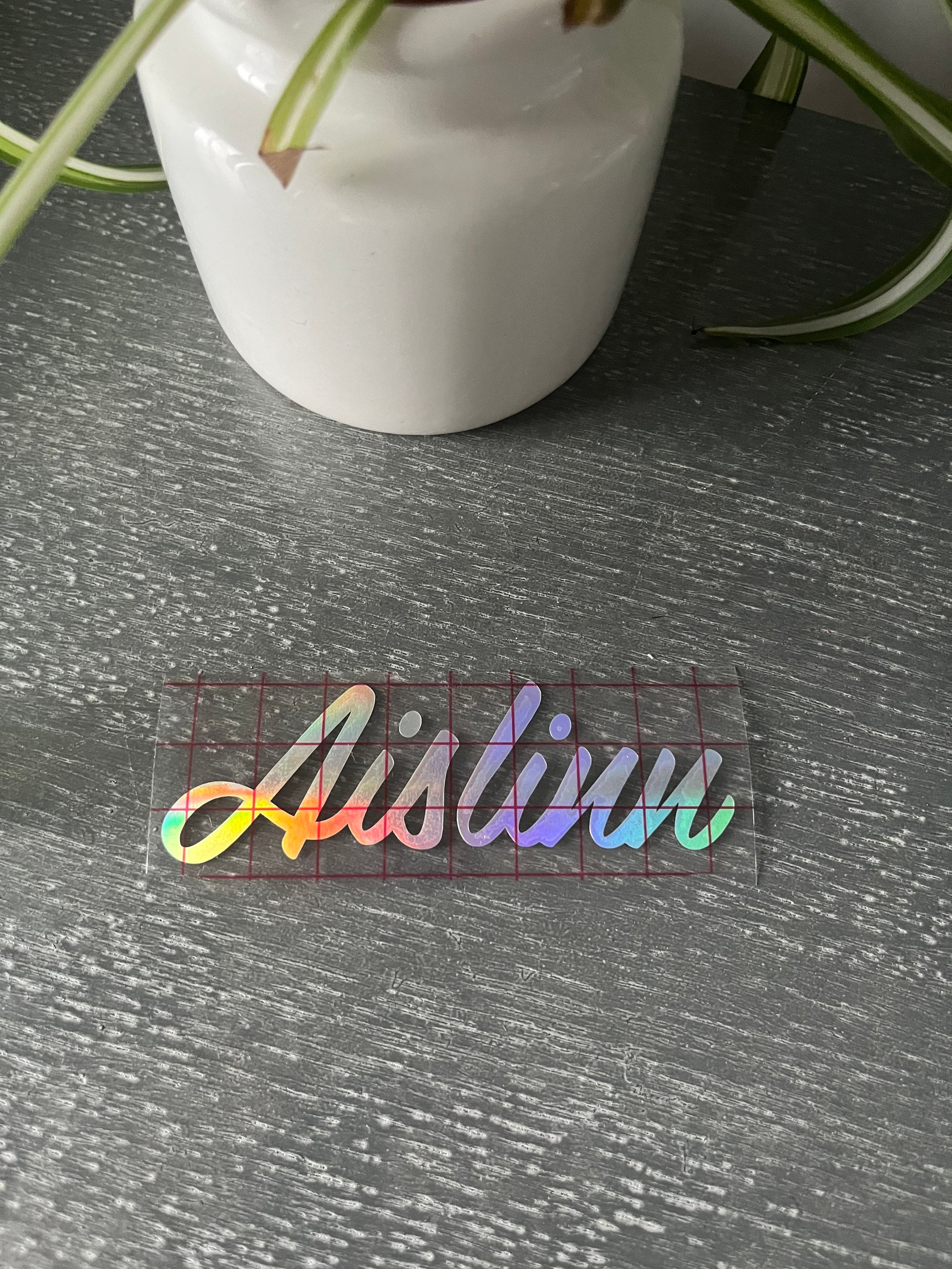 Iron on Vinyl Labels / Any Name / Any Colour / Personalisation at Home ...