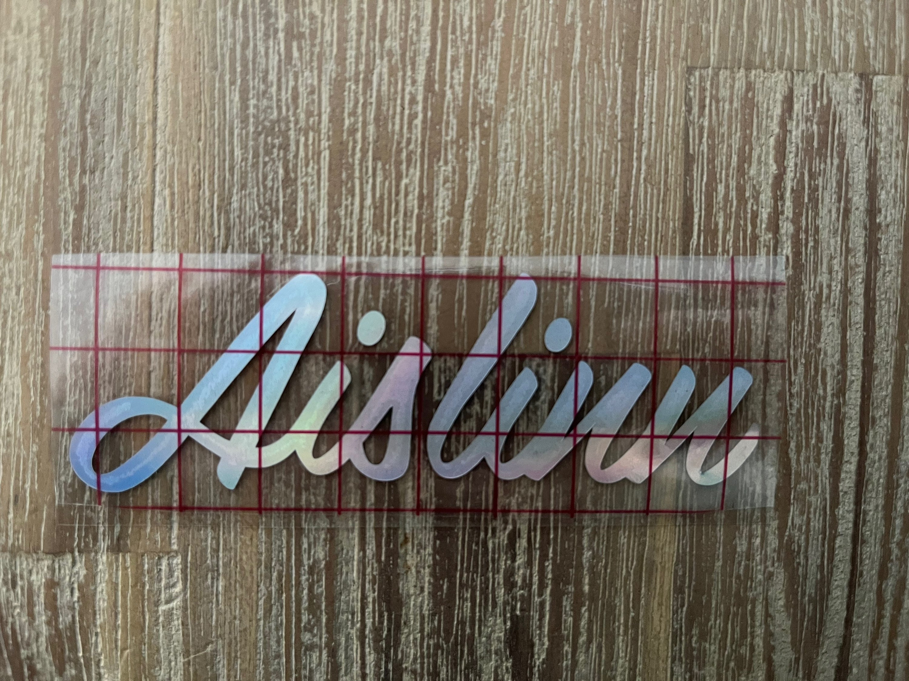 Iron on Vinyl Labels / Any Name / Any Colour / Personalisation at Home ...