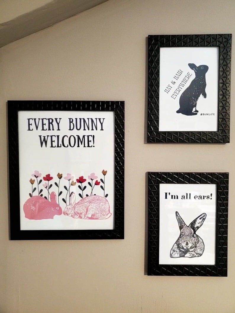 Standing Rabbit Print - Digital Download - Etsy