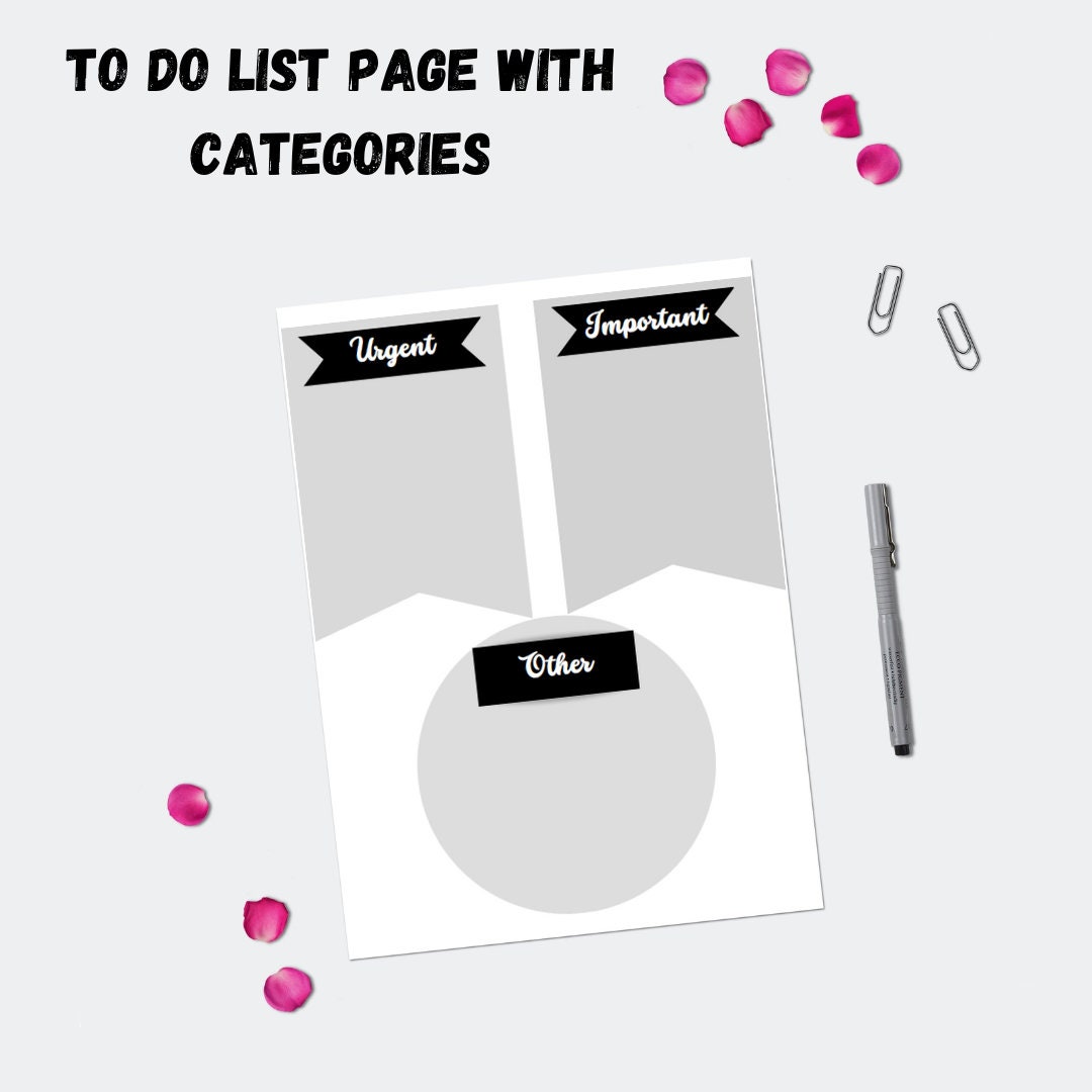 2023 Black & White Printable Calendar English - Etsy